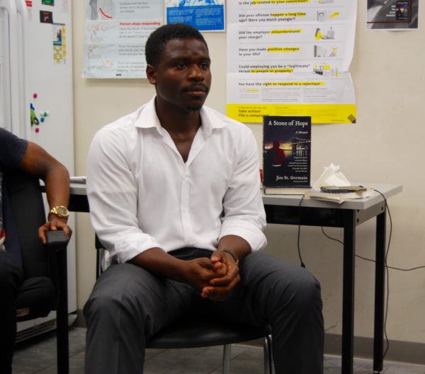 Author Jim St. Germain presents “A Stone of Hope” to GOSO Guys – GOSO