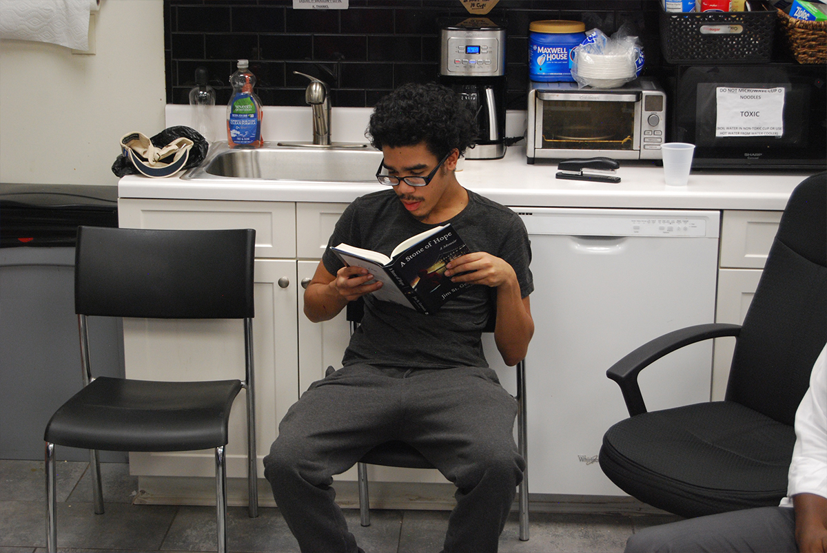 Author Jim St. Germain presents “A Stone of Hope” to GOSO Guys – GOSO